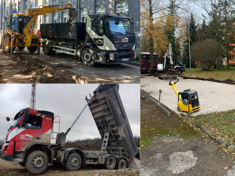 Teede- ja platside ehitus | tartu.isekallur.ee | Muld, liiv, killustik